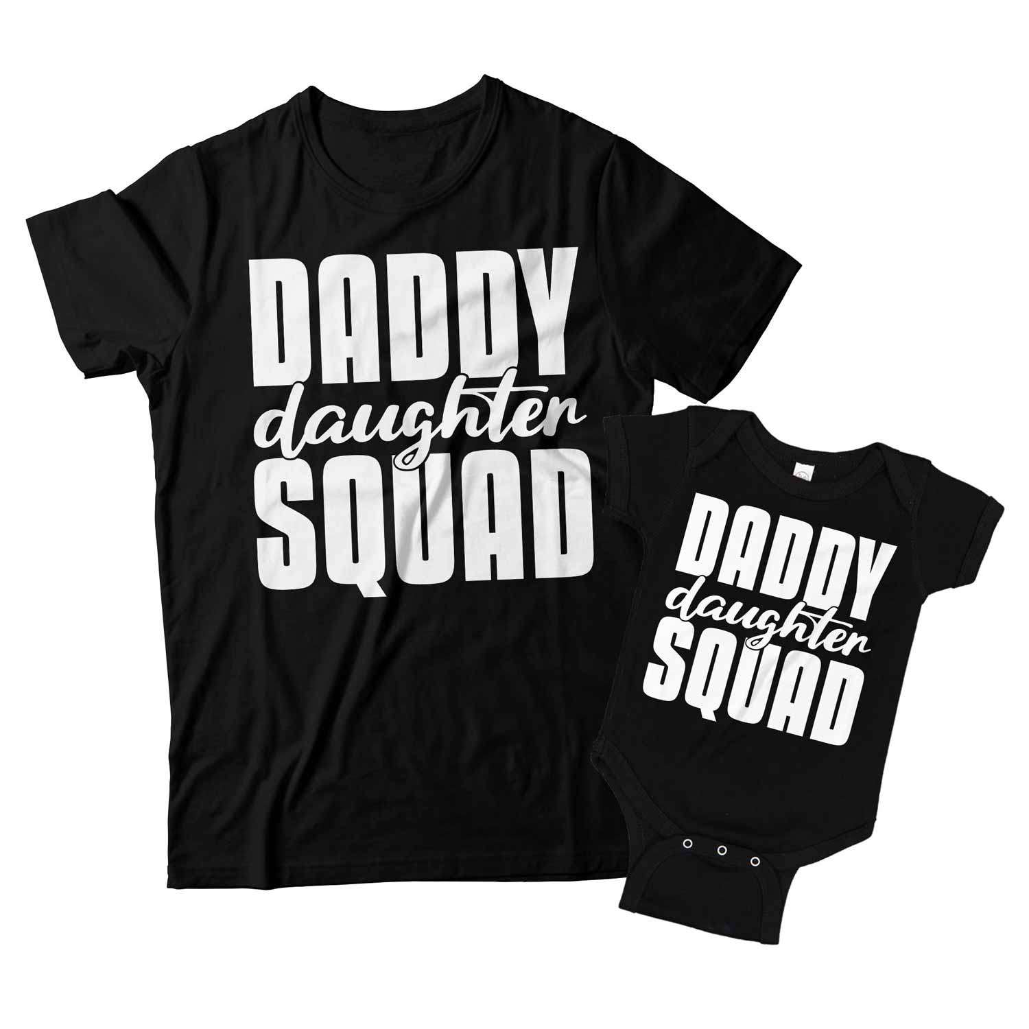 Daddy Daughter Squad Matching Dad and Daughter Shirts